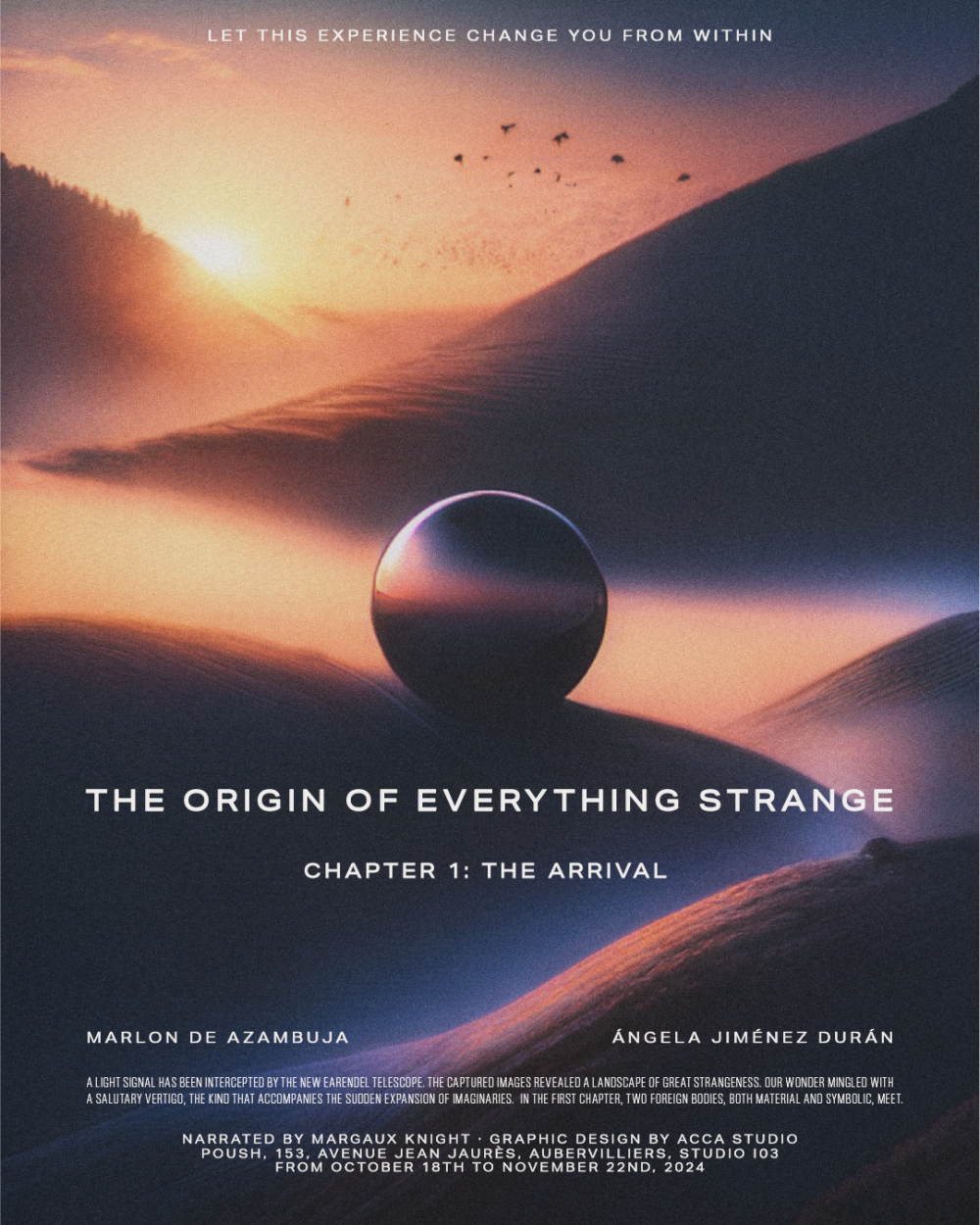 POUSH | *The Origin of Everything Strange*, an exhibition by Marlon de ...